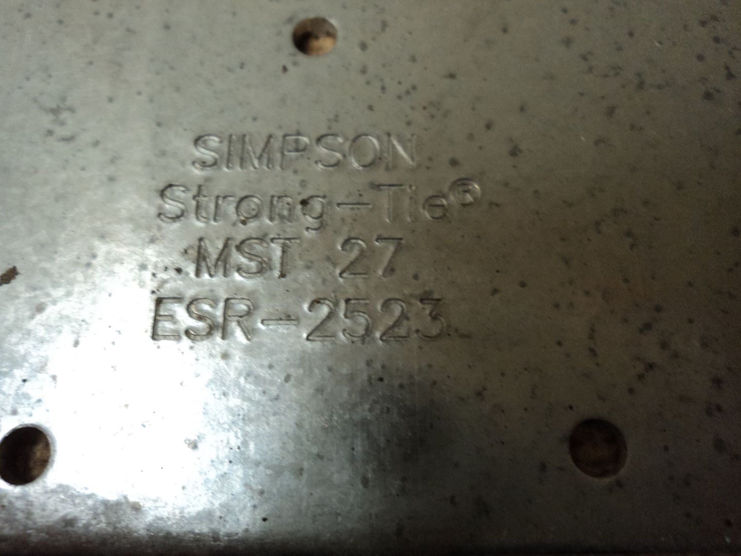 Simpson Strap Tie 2in W x 27in L x 1/16in D MST27 Strong Tie Metal | eBay